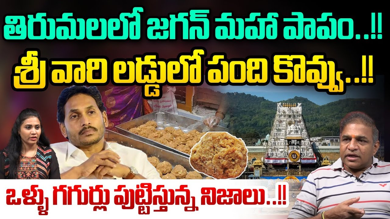 YS Jagan BIG Mistake In Tirumala | Pig Fat In Tirumala Laddu | CS Rao ...