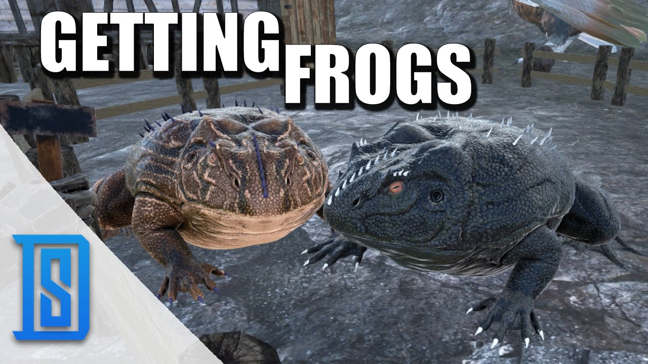 Ark: Survival Evolved-Season 5 P.16.5- GETTING FROGS! - YouTube