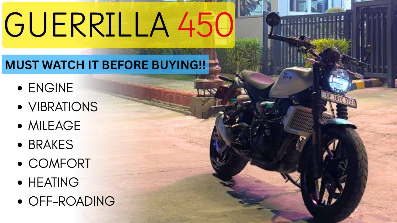 GUERRILLA 450 REVIEW | QUERIES ABOUT GUERRILLA 450 - YouTube