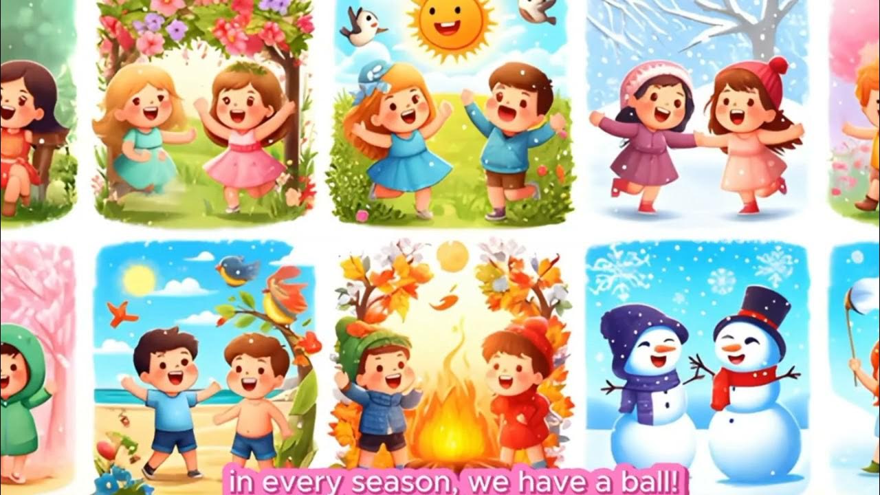 Four Seasons - Educational song for toddler | discover the seasons ...