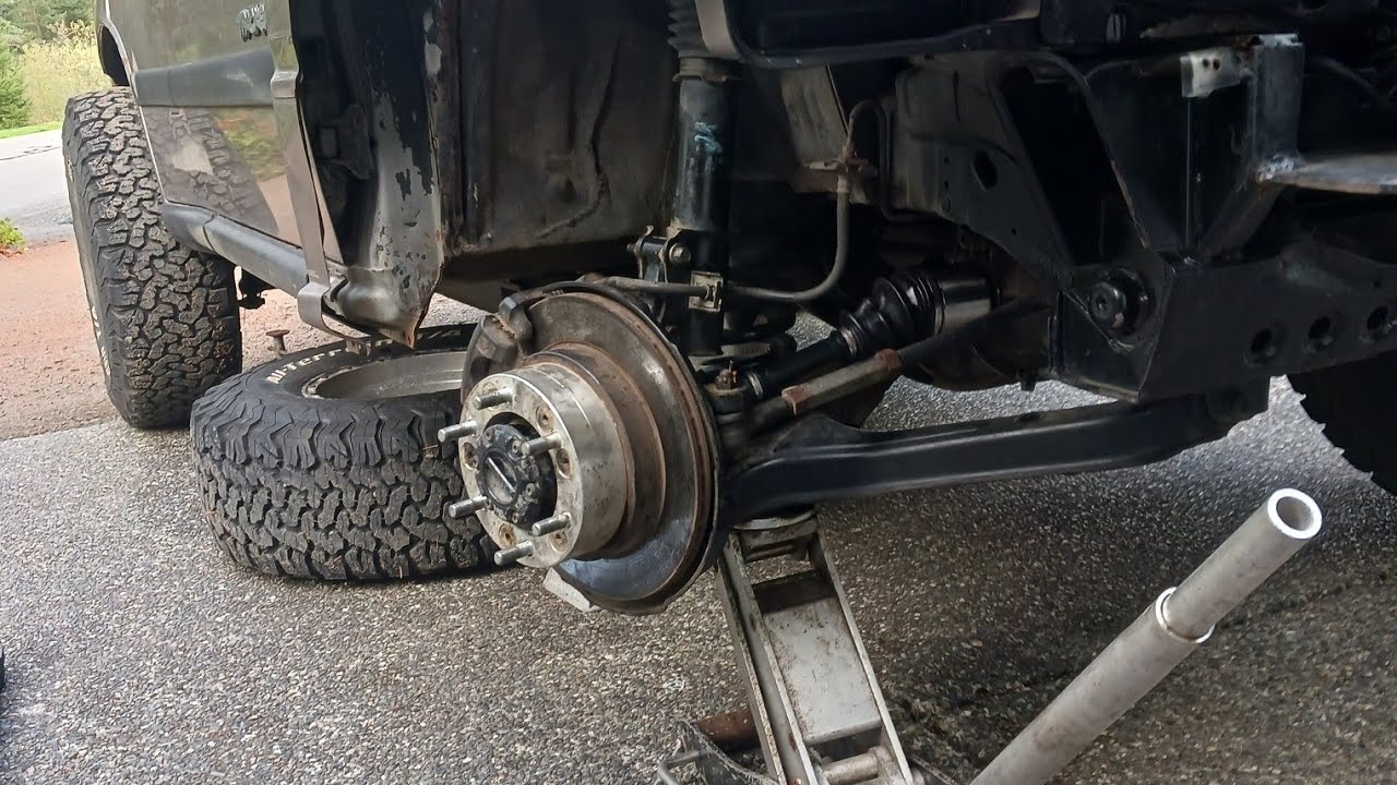 Geo tracker CV axel replacement passenger and driver side - YouTube