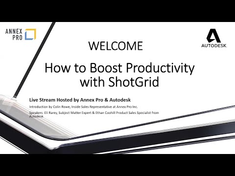 Boost Productivity with Autodesk ShotGrid - YouTube