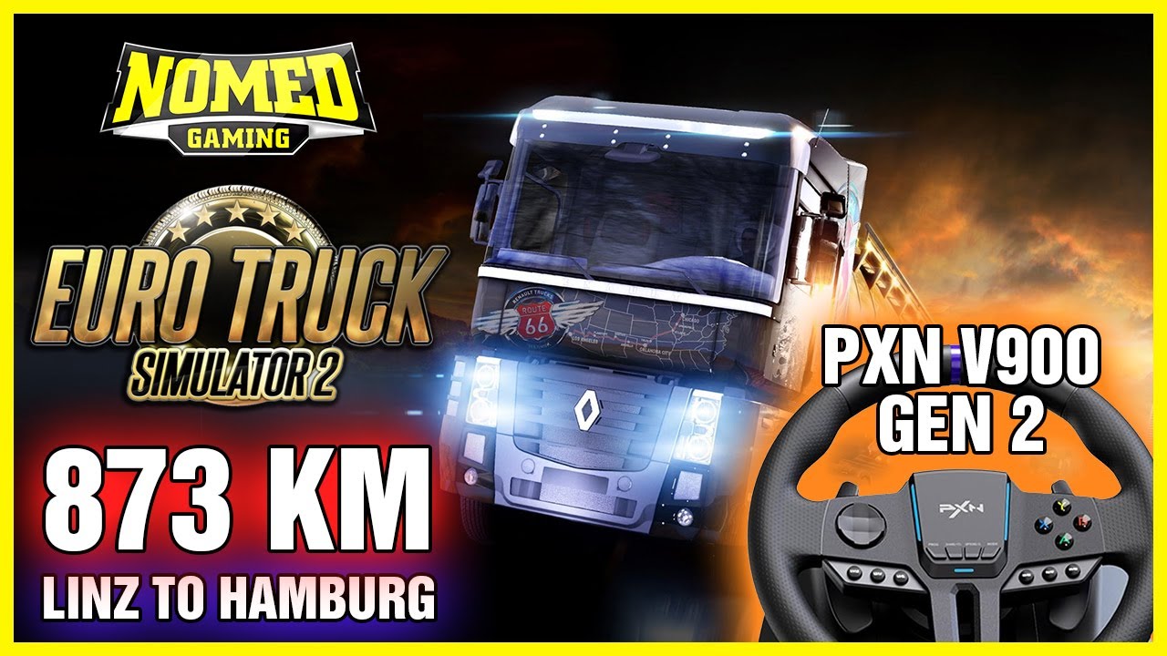 Realistic Trucking in ETS2 with PXN V900 Gen2 | Nomed Gaming - YouTube