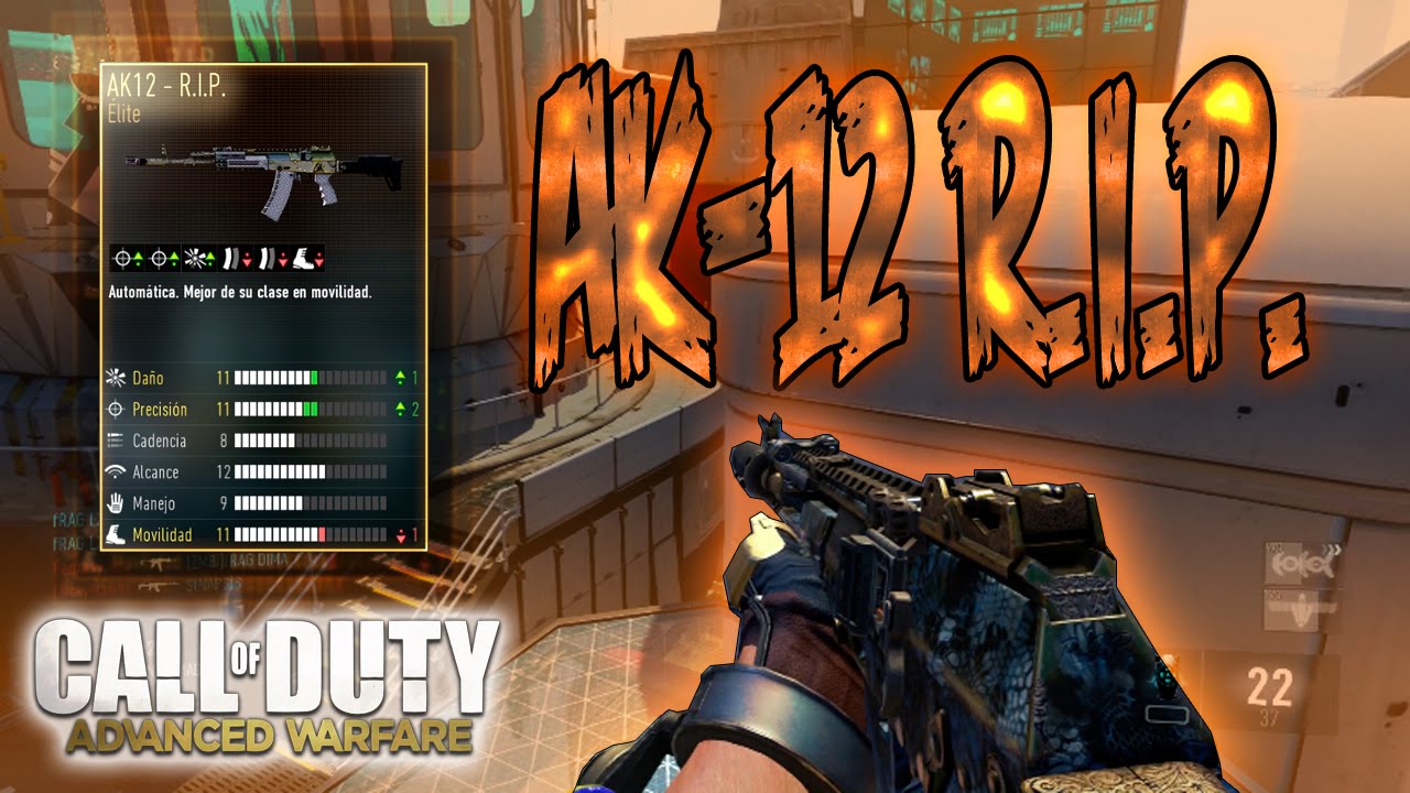AK-12 R.I.P. (MODELO ELITE) "PRECISION LETAL" - COD ADVANCED WARFARE ...