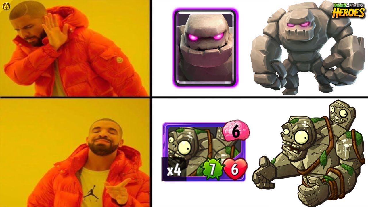 MAZO DE GOLEM PERO NO | Plants vs. Zombies: Heroes - YouTube