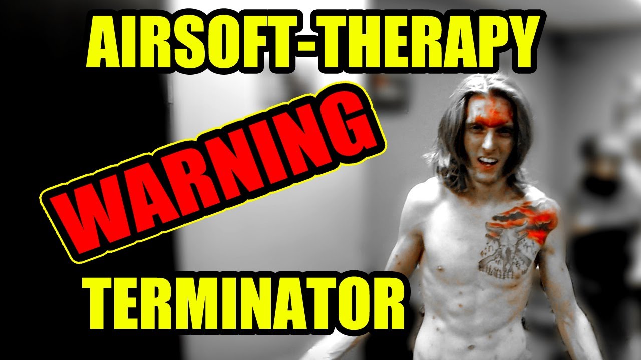 Airsoft Therapy- Terminator Injured Wounded & Bleeding But Survives ...