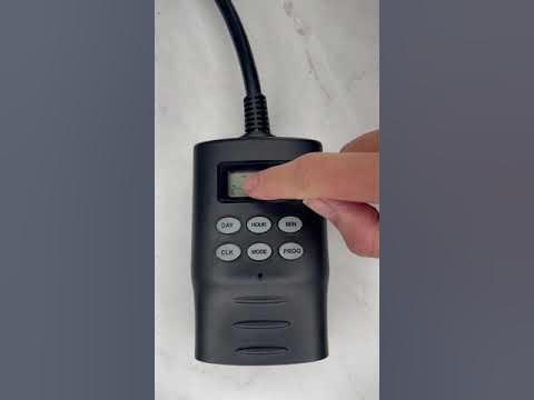 How to use the Woods/Noma Digital Outdoor Timer - YouTube