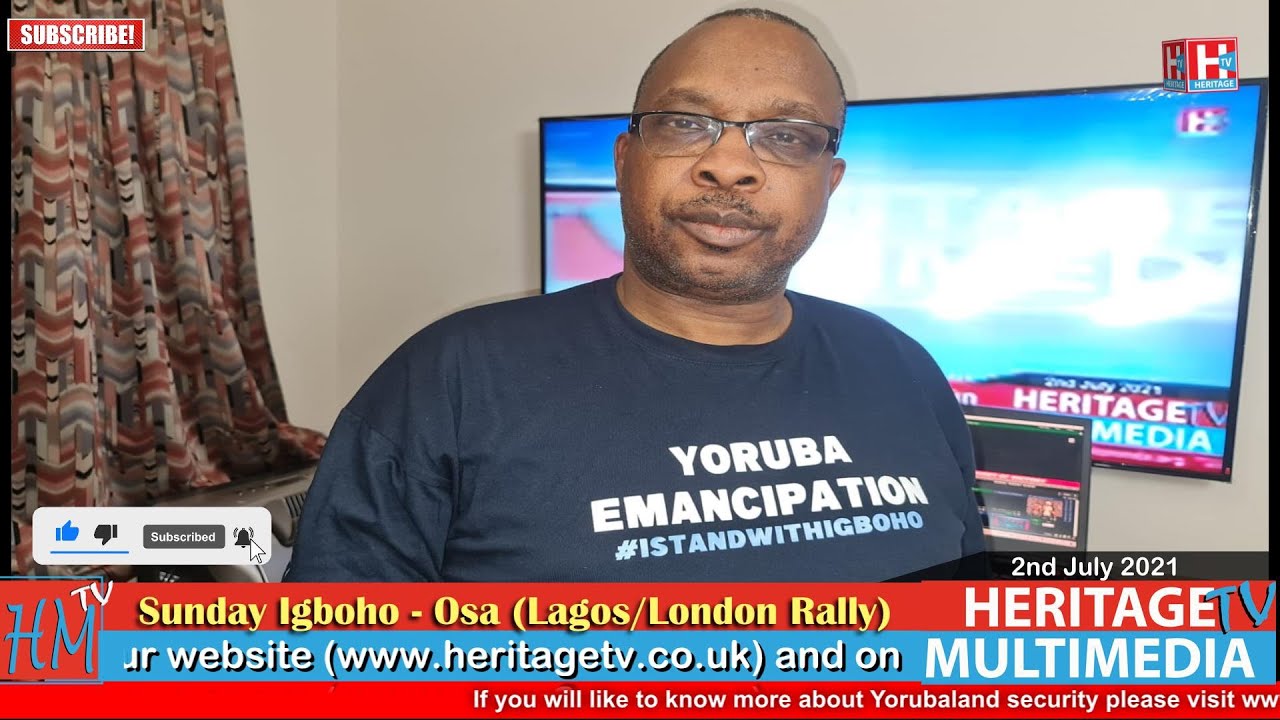 Sunday Igboho - Osa (Lagos/London Rally). This is Heritage TV. 2nd July ...