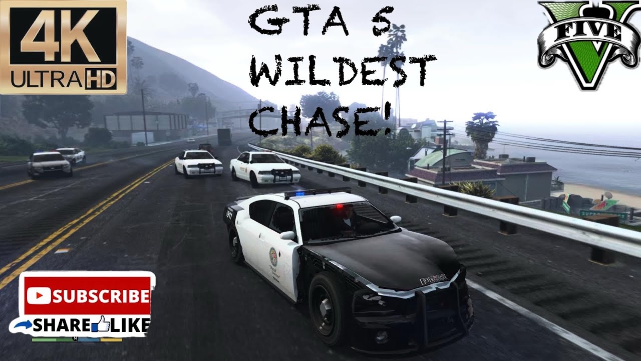 GTA 5 WILDEST CHASE! (4K60FPS) ~ #gta5 #gta #shortvideo #fun - YouTube