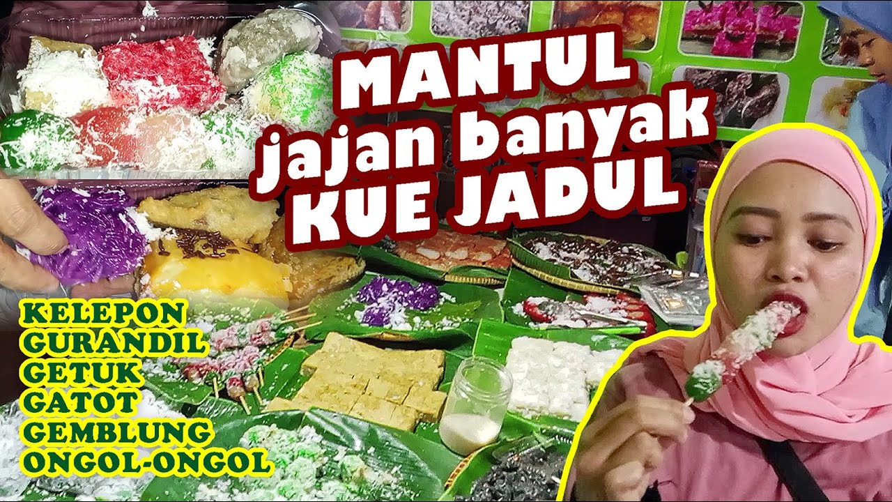 JAJAN BANYAK KUE BASAH DI EVENT KULINER TASIKMALAYA; ADA KLEPON, GATOT ...