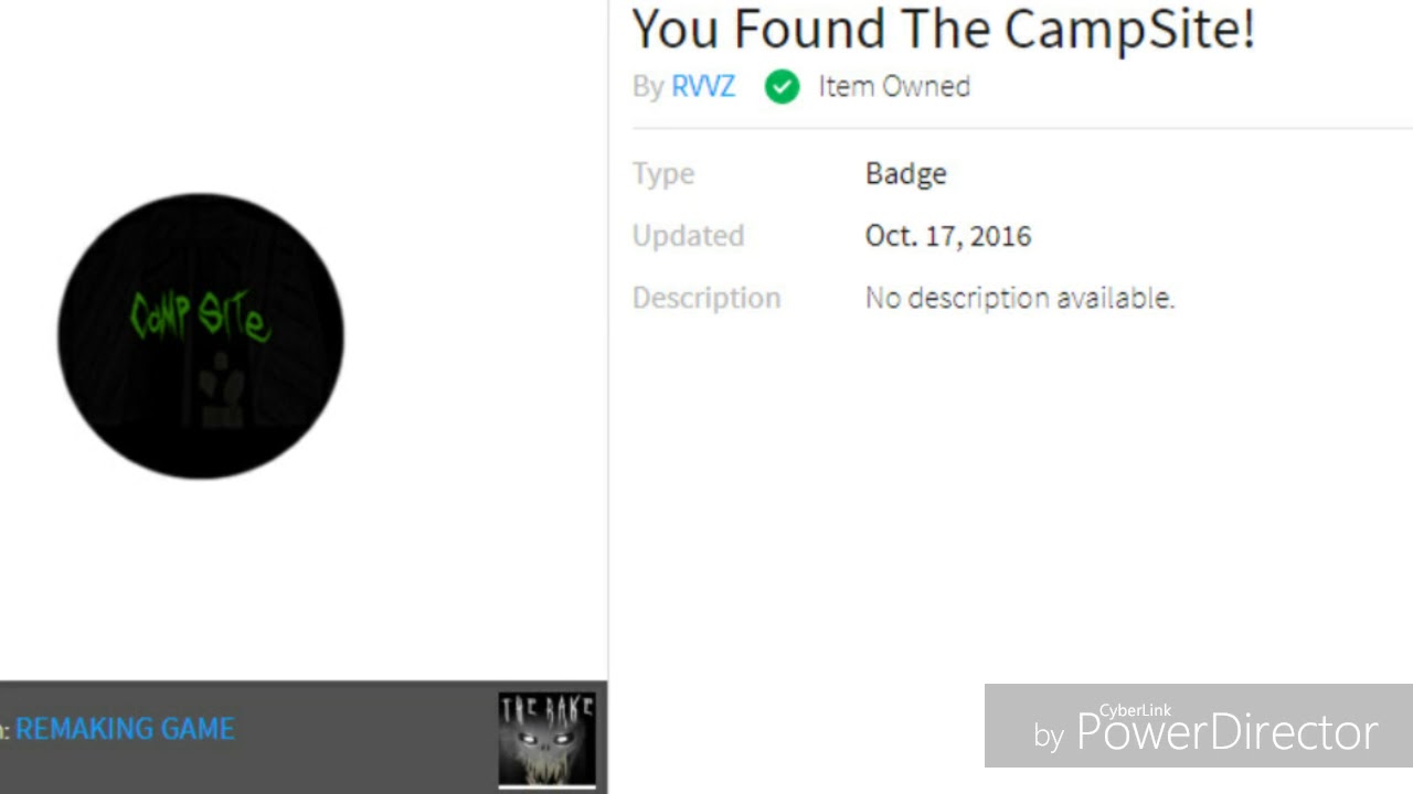 All of my Badges in The Rake Game Roblox - YouTube