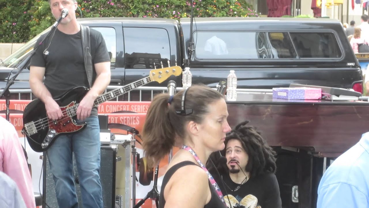 Counting Crows frontman Adam Duritz relaxing before performing Mr Jones ...
