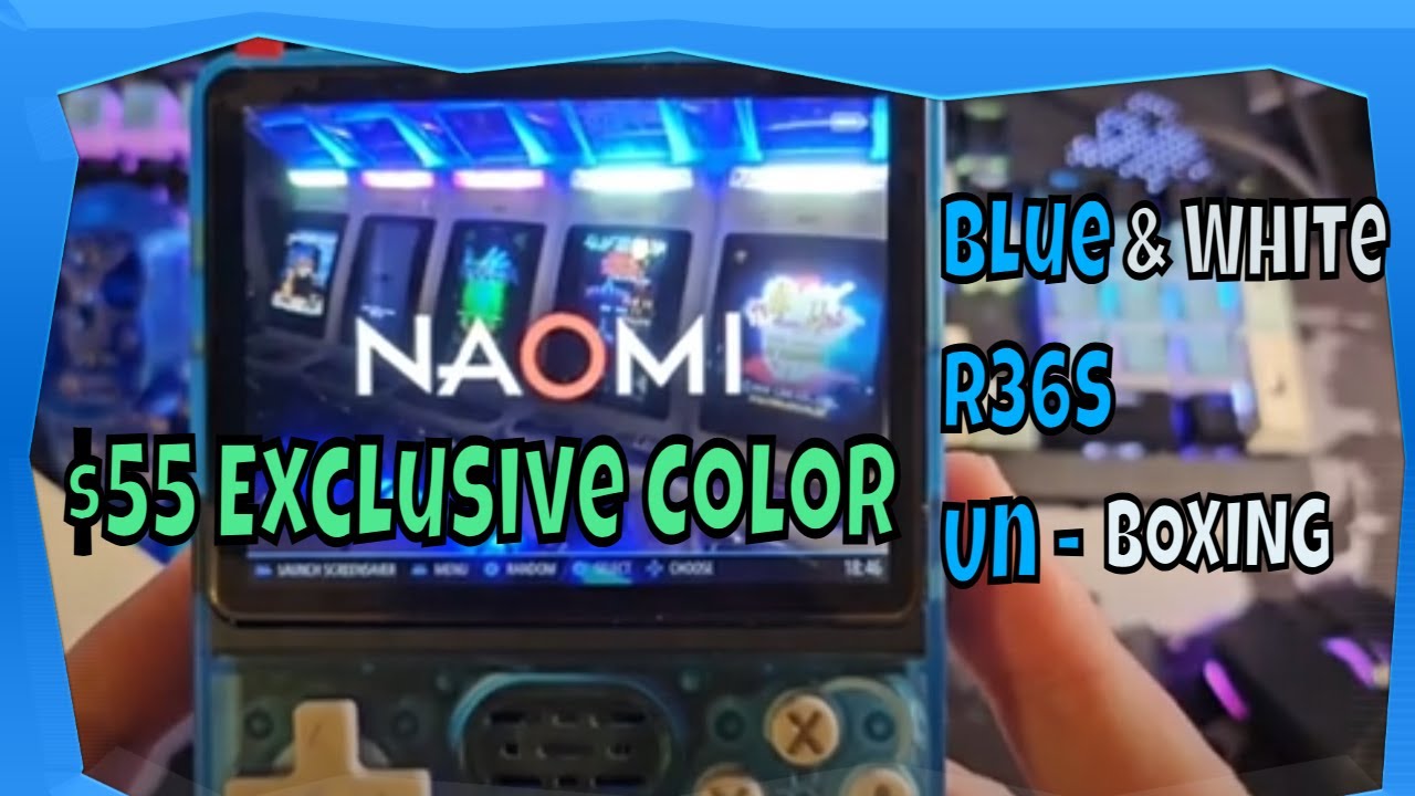 Blue & White #R36S Unboxing And Review - YouTube
