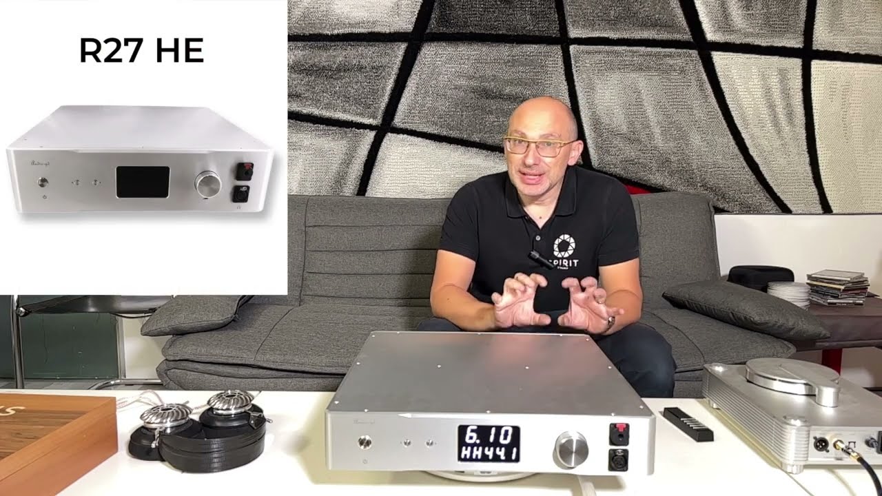 Audio gd R27 RE combo dac pre amp - YouTube