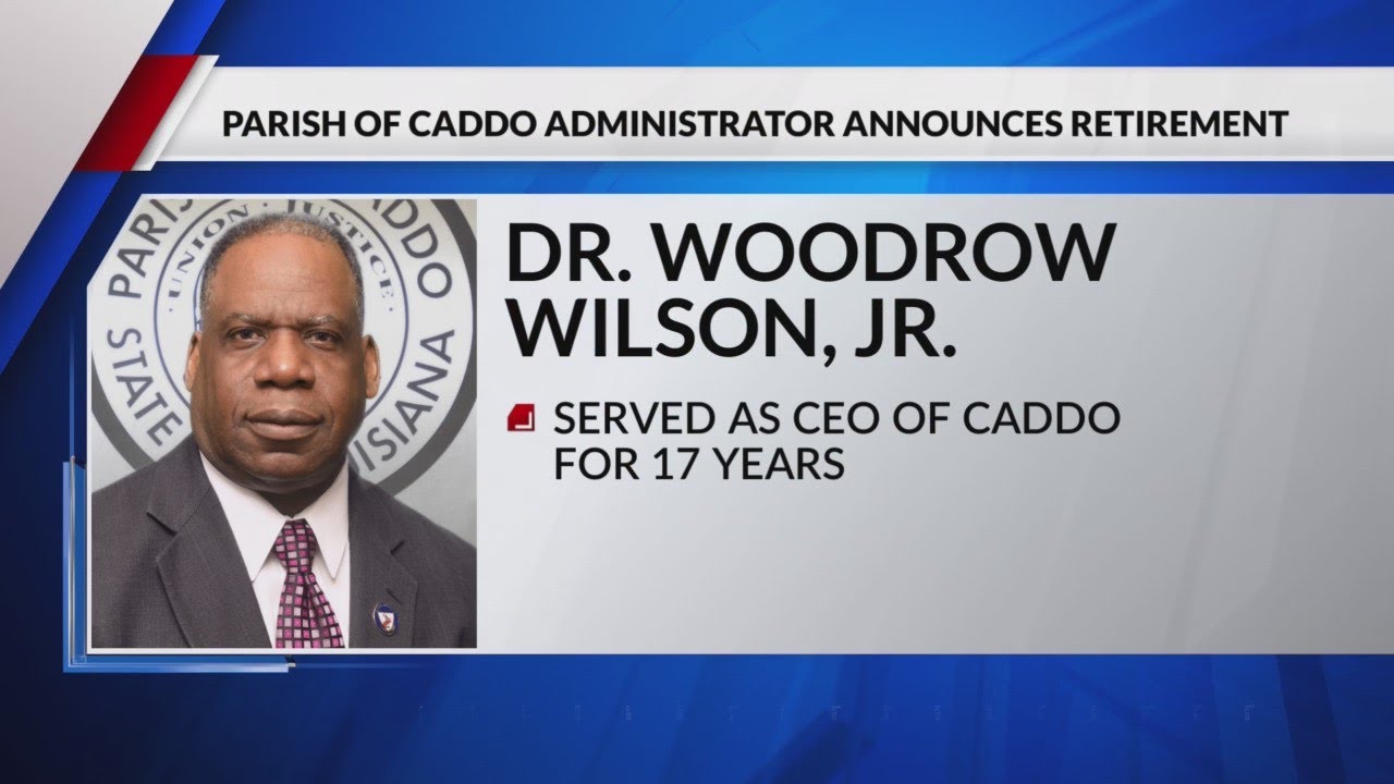 Dr. Woodrow Wilson announces retirement from the Parish of Caddo - YouTube