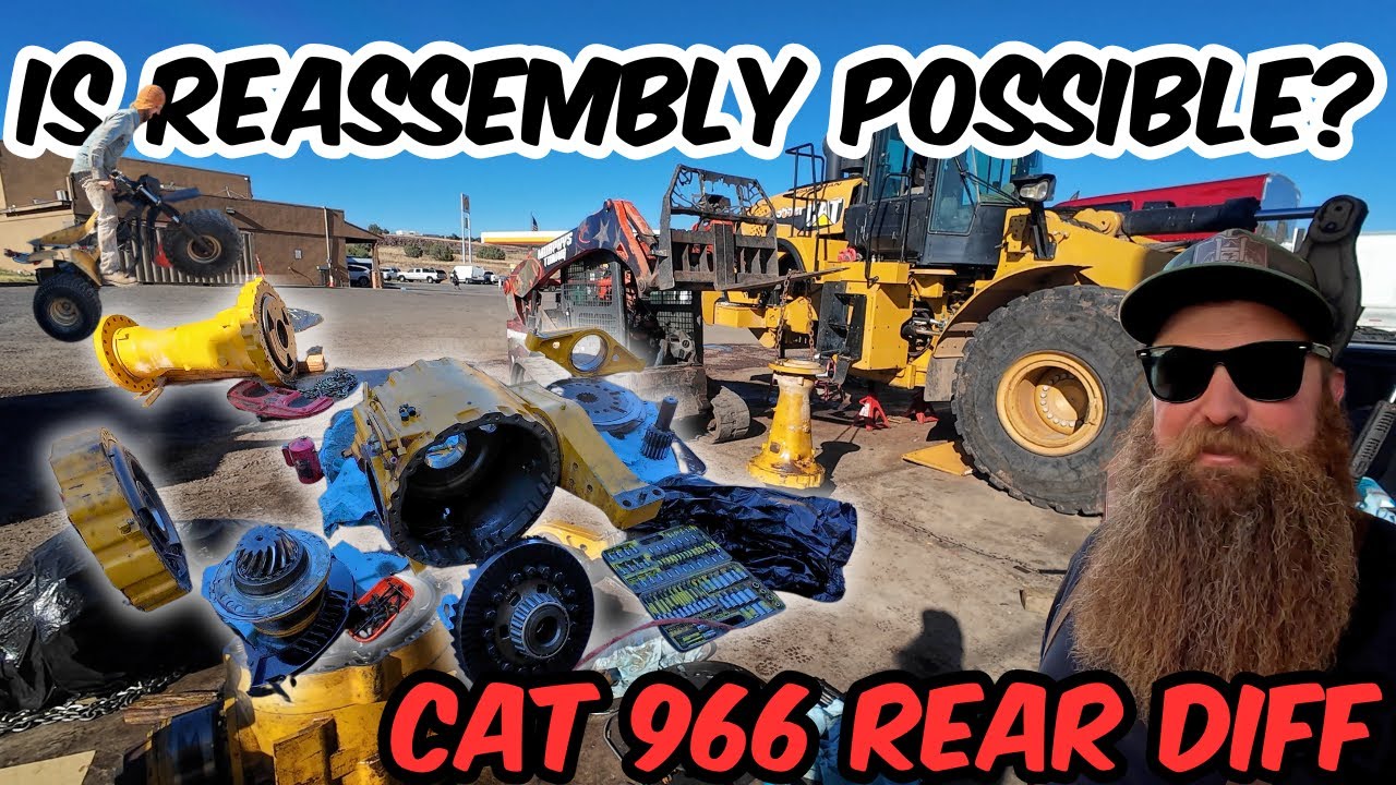 HUGE CAT 966 loader has NO BRAKES!!!! - YouTube