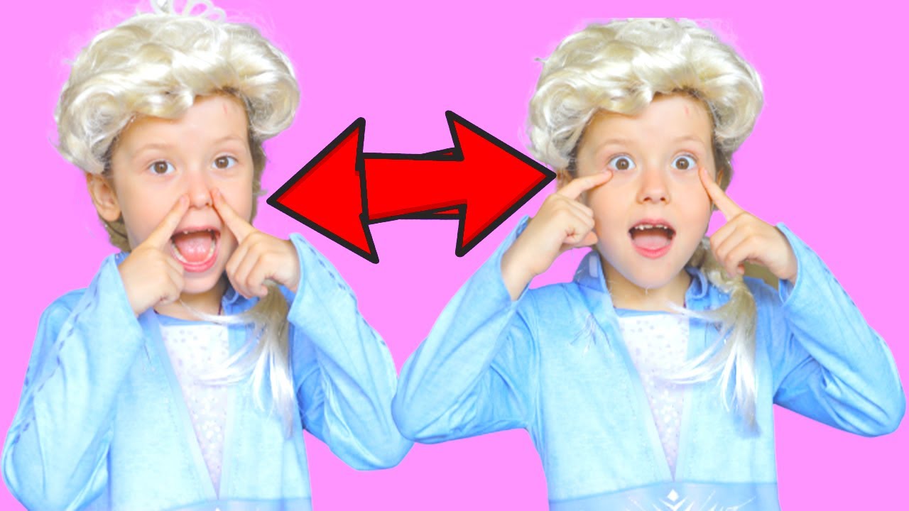 Frozen 2 Elsa pretend play Head, shoulders, knees and toes by Alesia ...