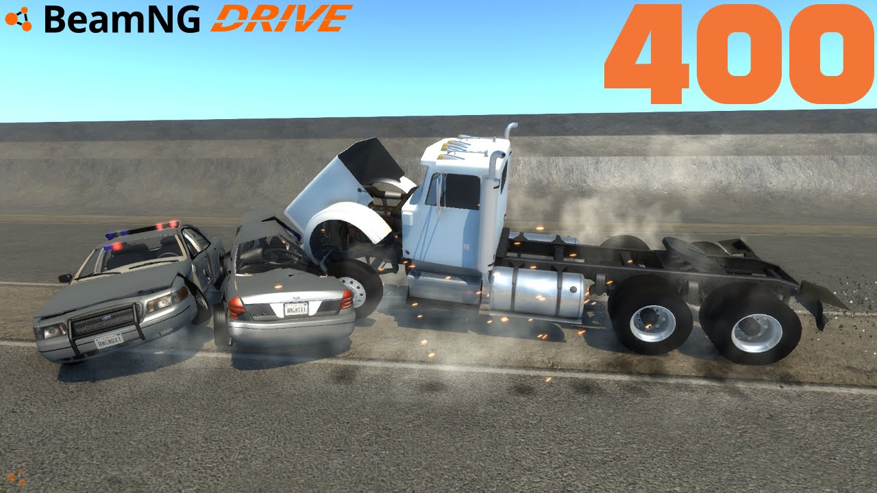 BEAMNG DRIVE #400 | FACECAM POLIZEI SPECIAL | Let's Play BeamNG Drive ...