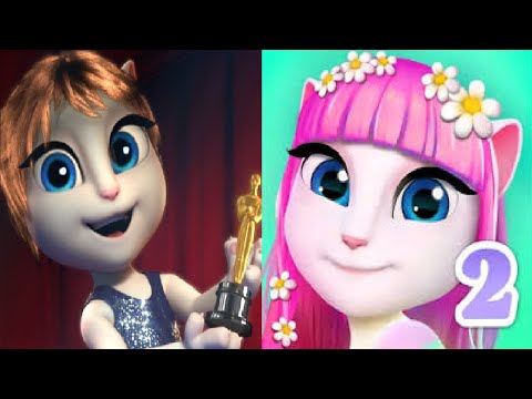 MY TALKING ANGELA dress up VS My Talking Angela 2 New Summer Update ...