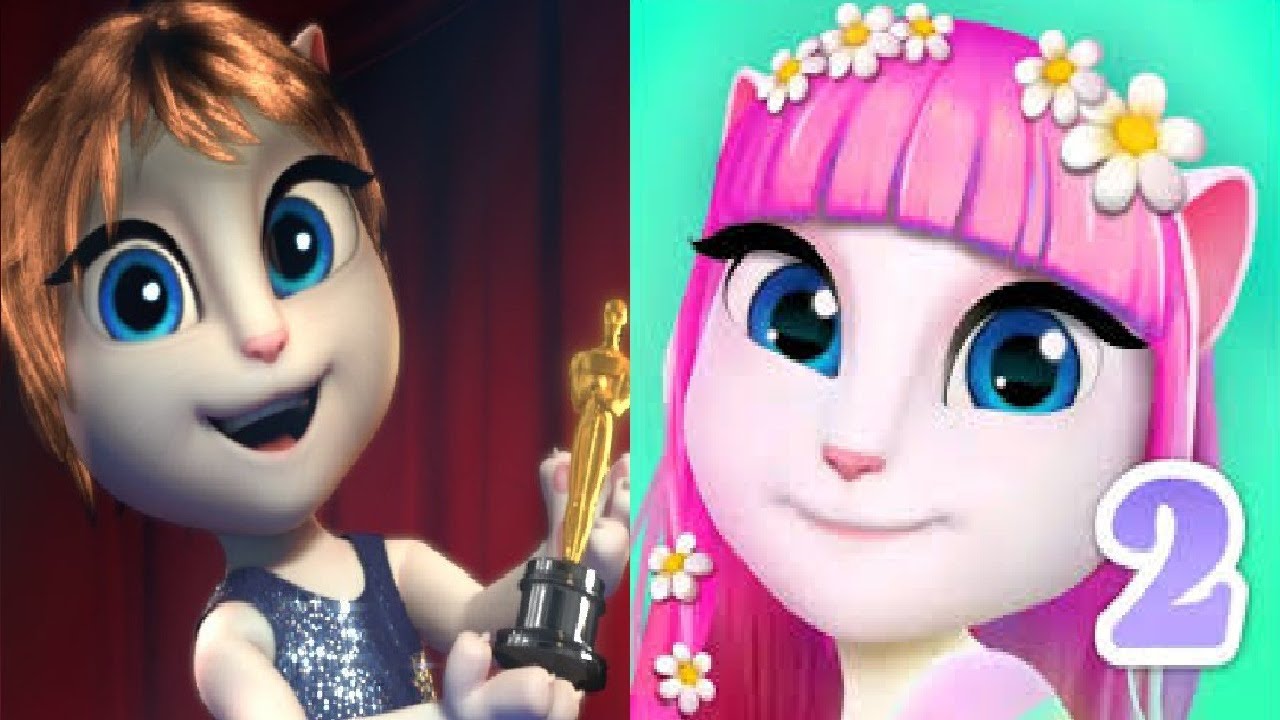 MY TALKING ANGELA dress up VS My Talking Angela 2 New Summer Update ...