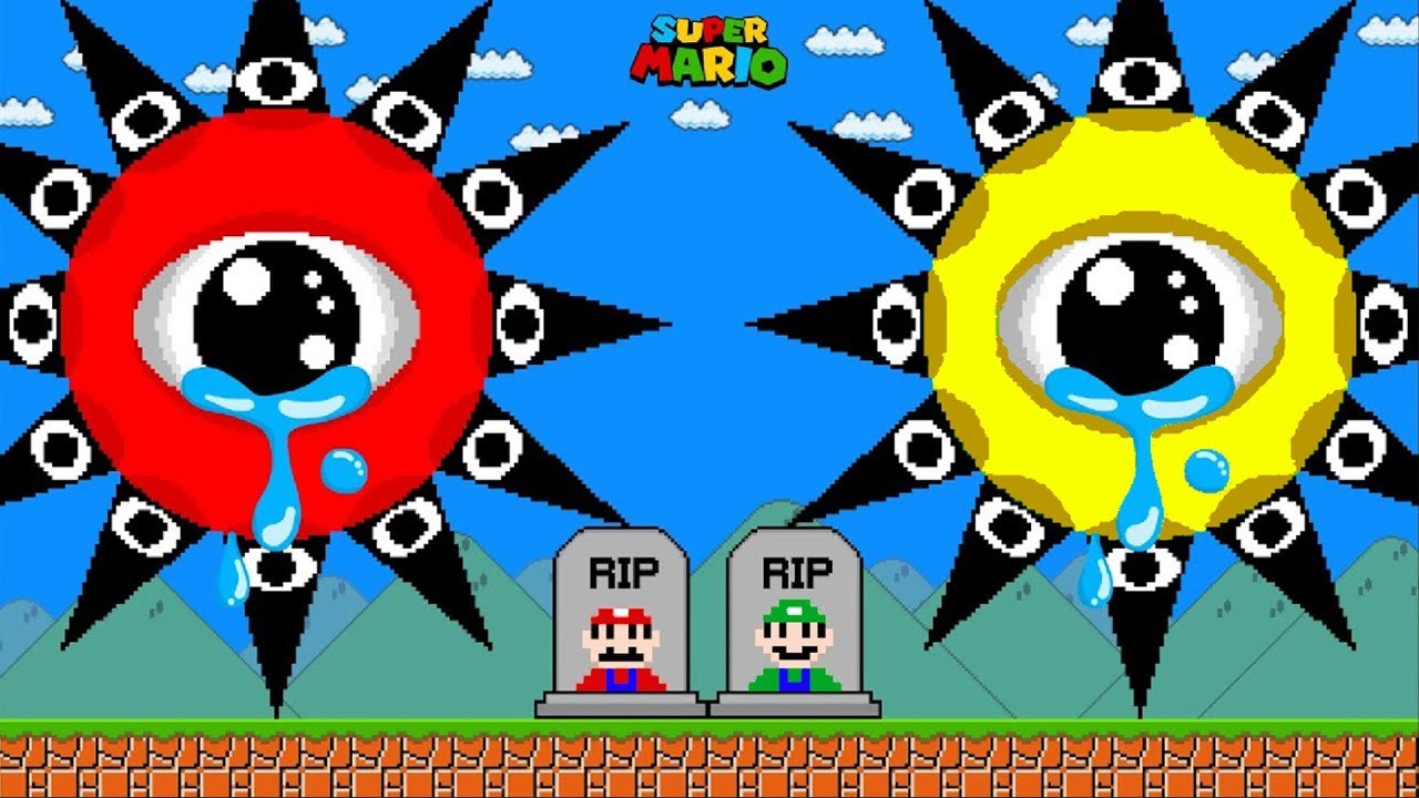 Super Mario Bros. but RIP Mario 💔 Mr. Sun’s Heartbroken Story - YouTube