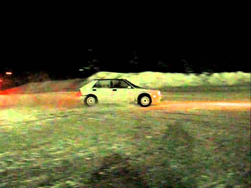 Lancia Delta HF Intergrale - Ultimate Snow Drifting-Canada - YouTube