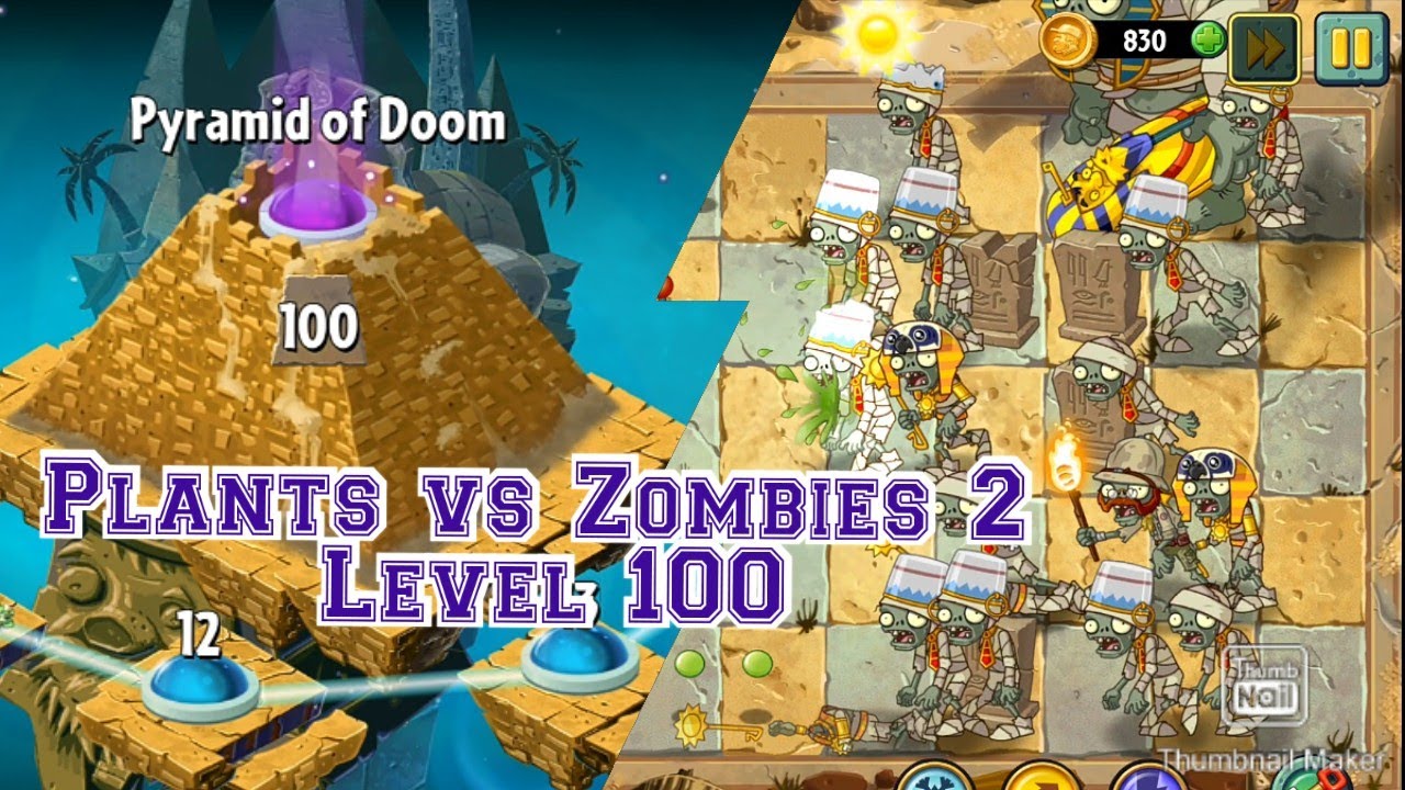 PLANTS VERSUS ZOMBIES 2 LEVEL 100. SOOO CRAZY!!! 🤣😲 #pvz2 #PVZ # ...