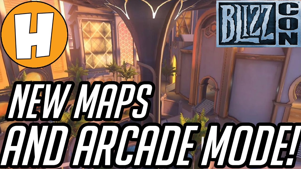 Overwatch New Maps + Arcade Mode News! BlizzCon | Hammeh - YouTube
