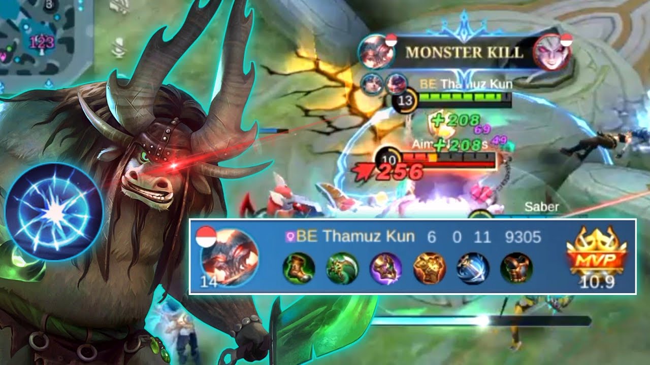 SOLO RANK THAMUZ UNKILLABLE MONSTER! | BUILD THAMUZ TERKUAT 2022 - MLBB ...