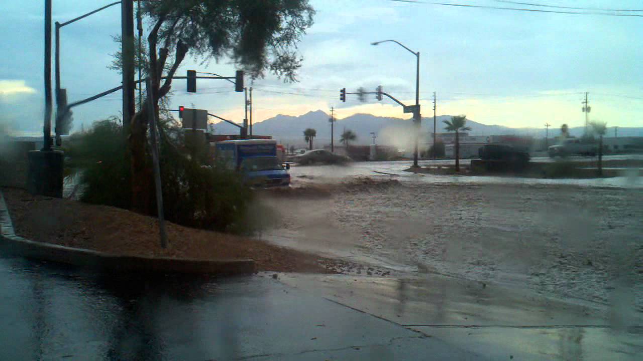 Flash Flood in Lake Havasu City, AZ - YouTube