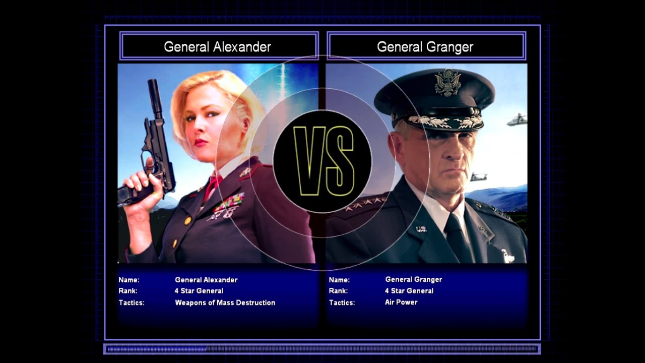 Command & Conquer General Zero Hour Challenge General Alexander VS ...