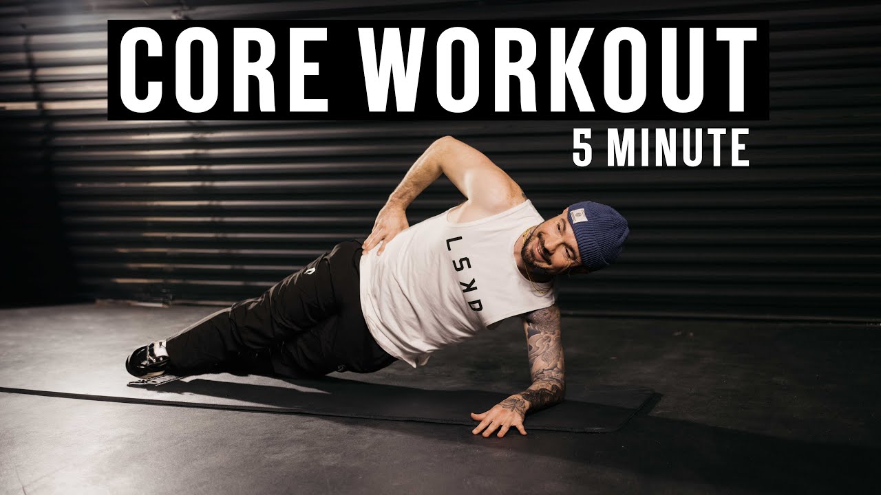5 MINUTE AB WORKOUT | AT HOME FOLLOW ALONG - YouTube