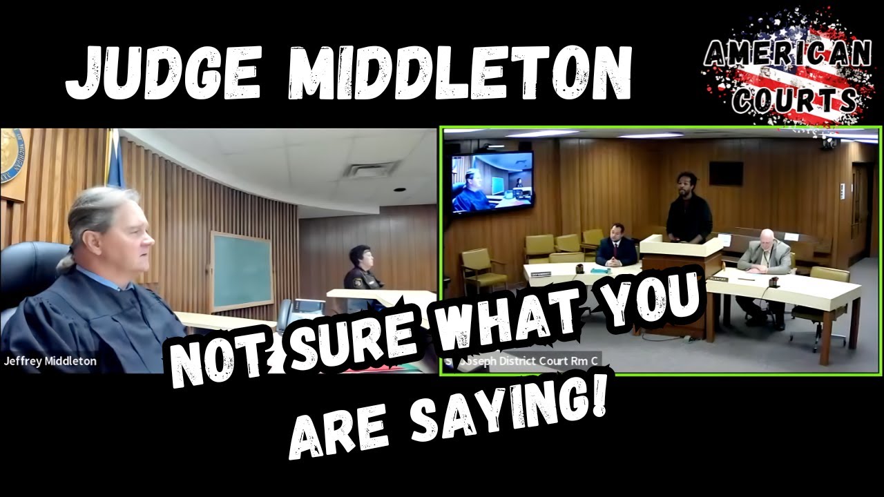 Judge Jeffrey Middleton: Morning Arraignments - YouTube