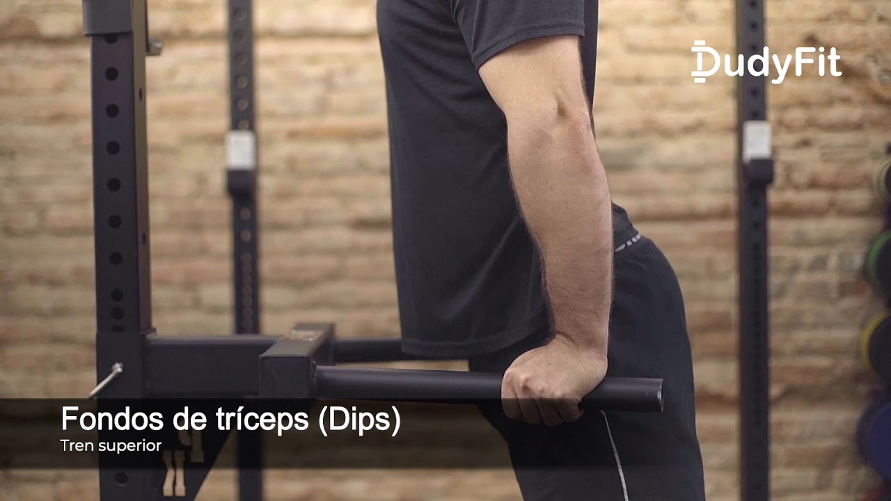 Fondos de tríceps (Dips) - YouTube