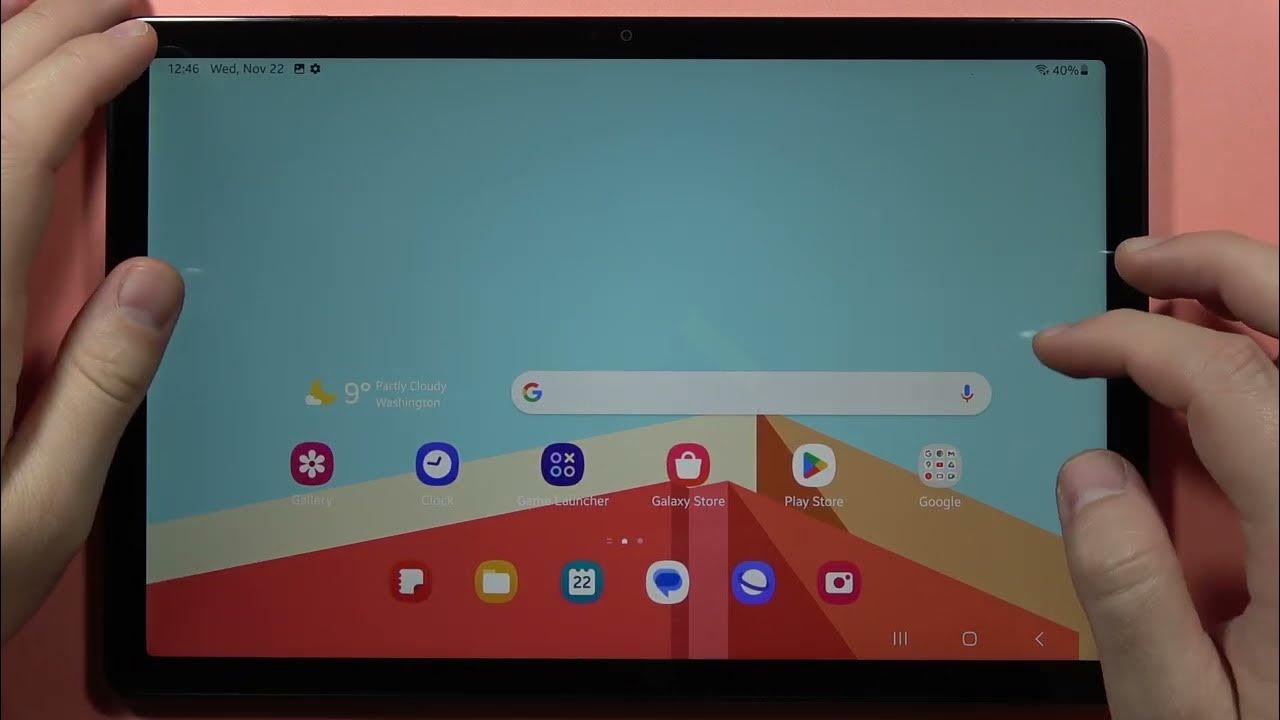 Samsung Galaxy Tab A9/A9+ Get Back Button #taba9 - YouTube