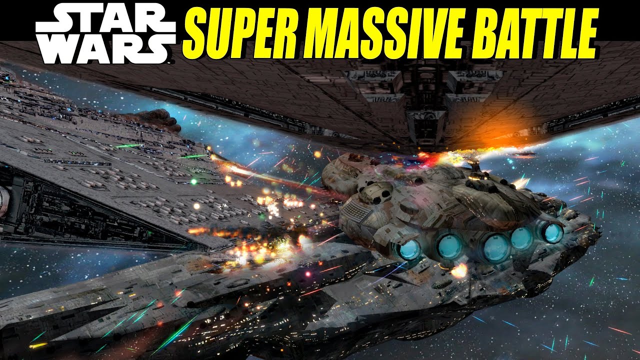 New Assertor Fleet vs All Mon Cal Fleet - Star Wars Empire at War - YouTube