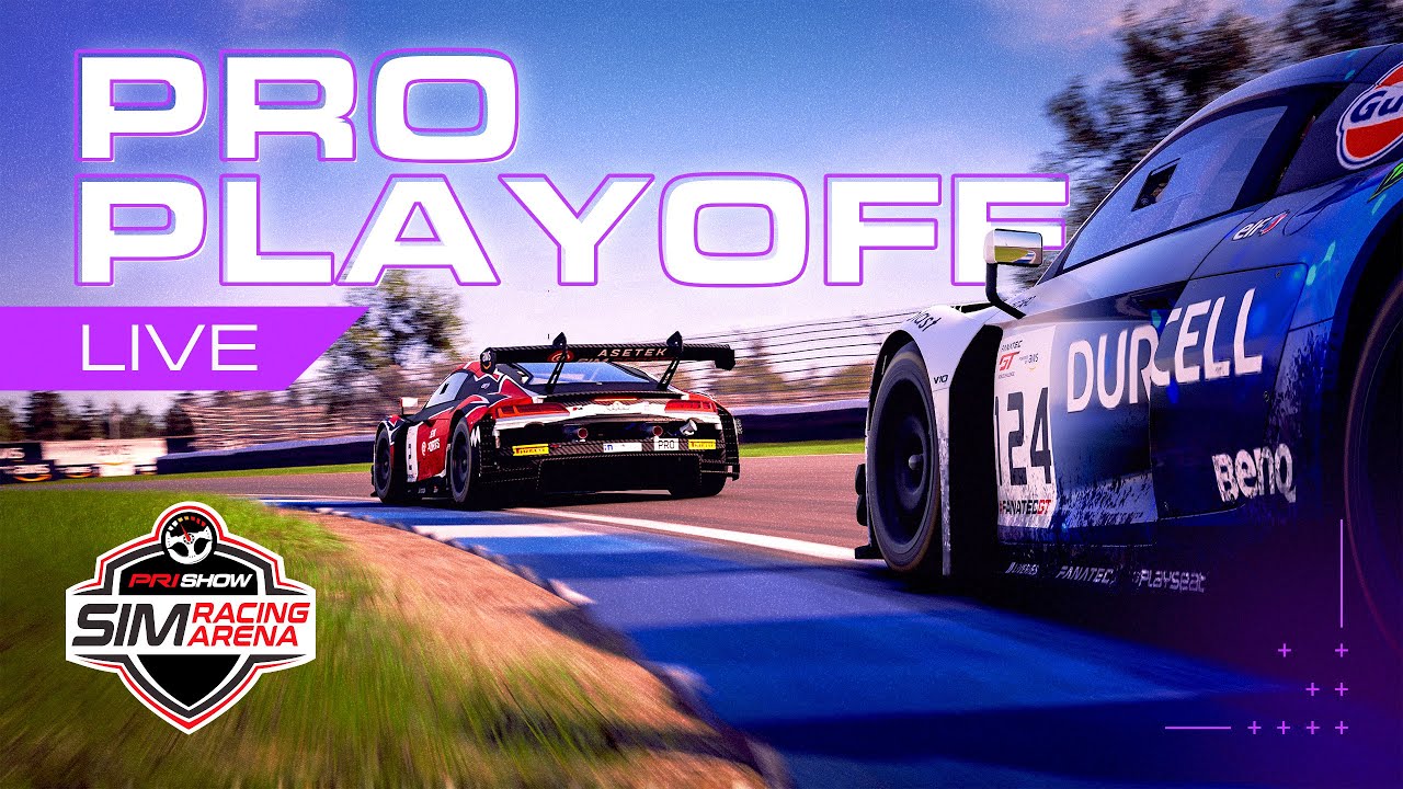 ESPORTS | Sim Pro Playoffs | LIVE from PRI Sim Racing Arena powered by ...