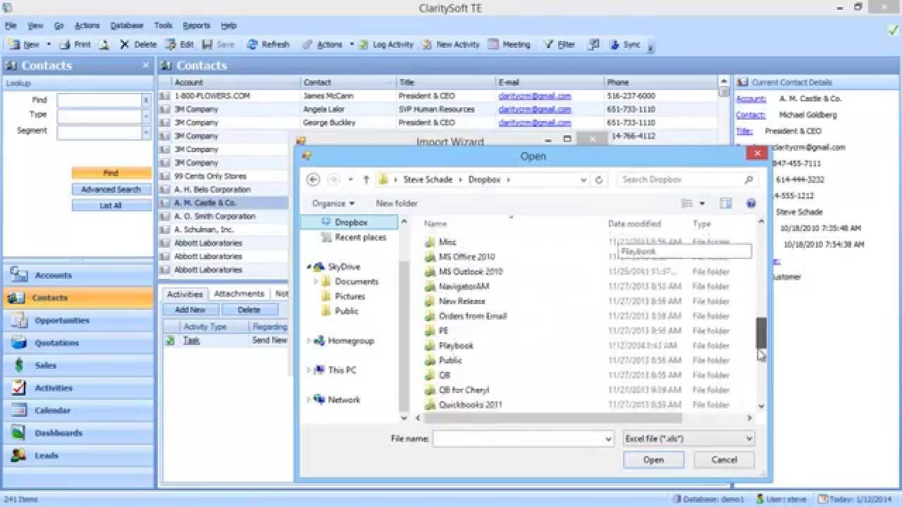 LEGACY INTERFACE VIDEO SERIES - Claritysoft Offline: Import Accounts ...