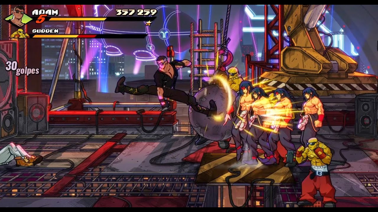 Streets Of Rage 4 - Campaign Revamp V1 Adam SOR4 Arcade Mania+ V7 (595. ...