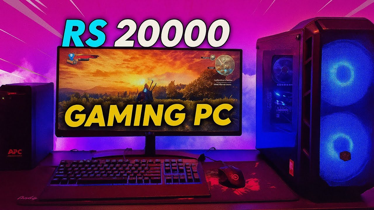 ₹20,000 Gaming PC Build – Can It Game in 2025? | Vega 11 Test! - YouTube