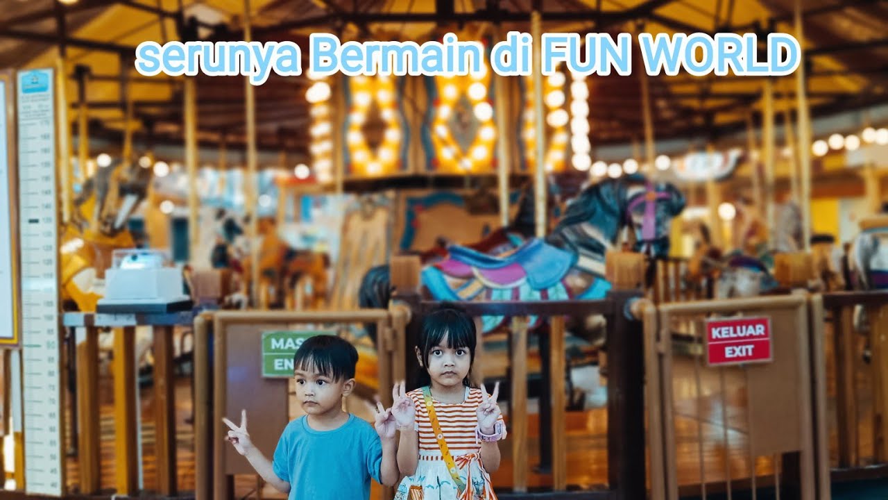 Serunya Bermain di Fun World #anaktk #anakanak #funworld - YouTube