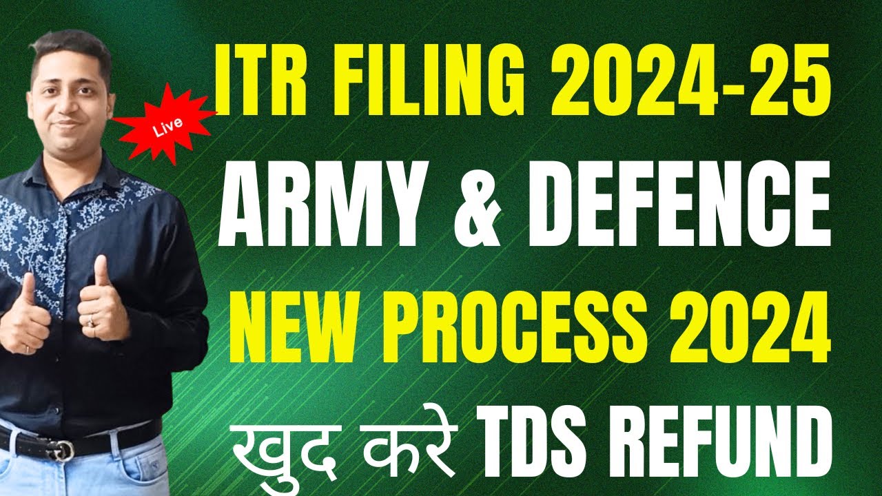 ITR For Defence Army Person ITR Filing Online 2024-25 | ITR Filing ...