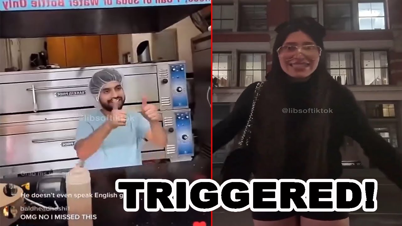 WOKE Transgender influencer LOSES IT on a pizza shop employee for ...