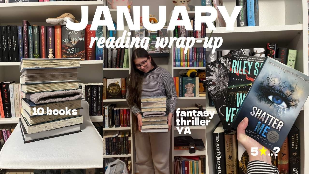 January reading wrap-up | Every book I've read + ratings📚 - YouTube
