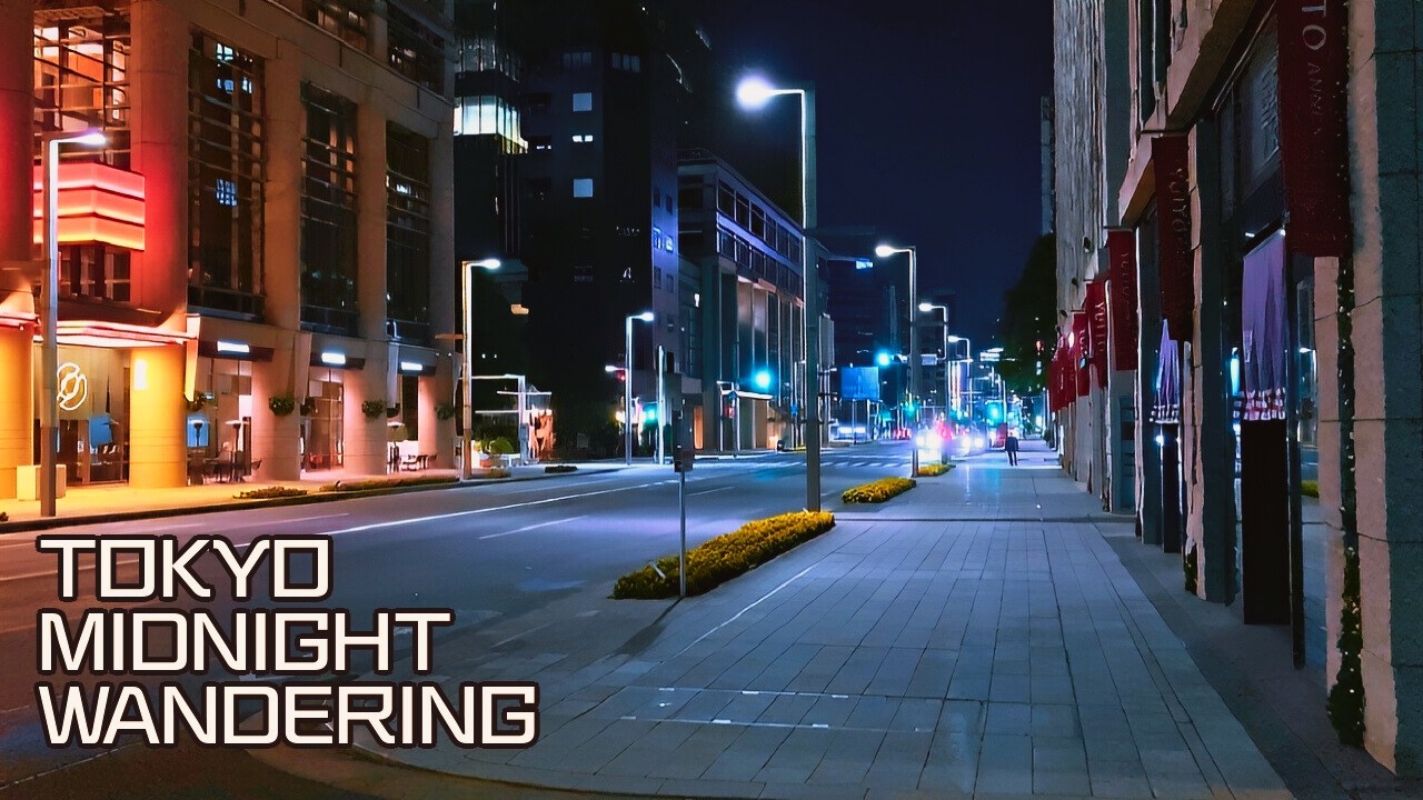 Tokyo Midnight Walk from Akihabara Station to Tokyo Station Yaesu Exit ...