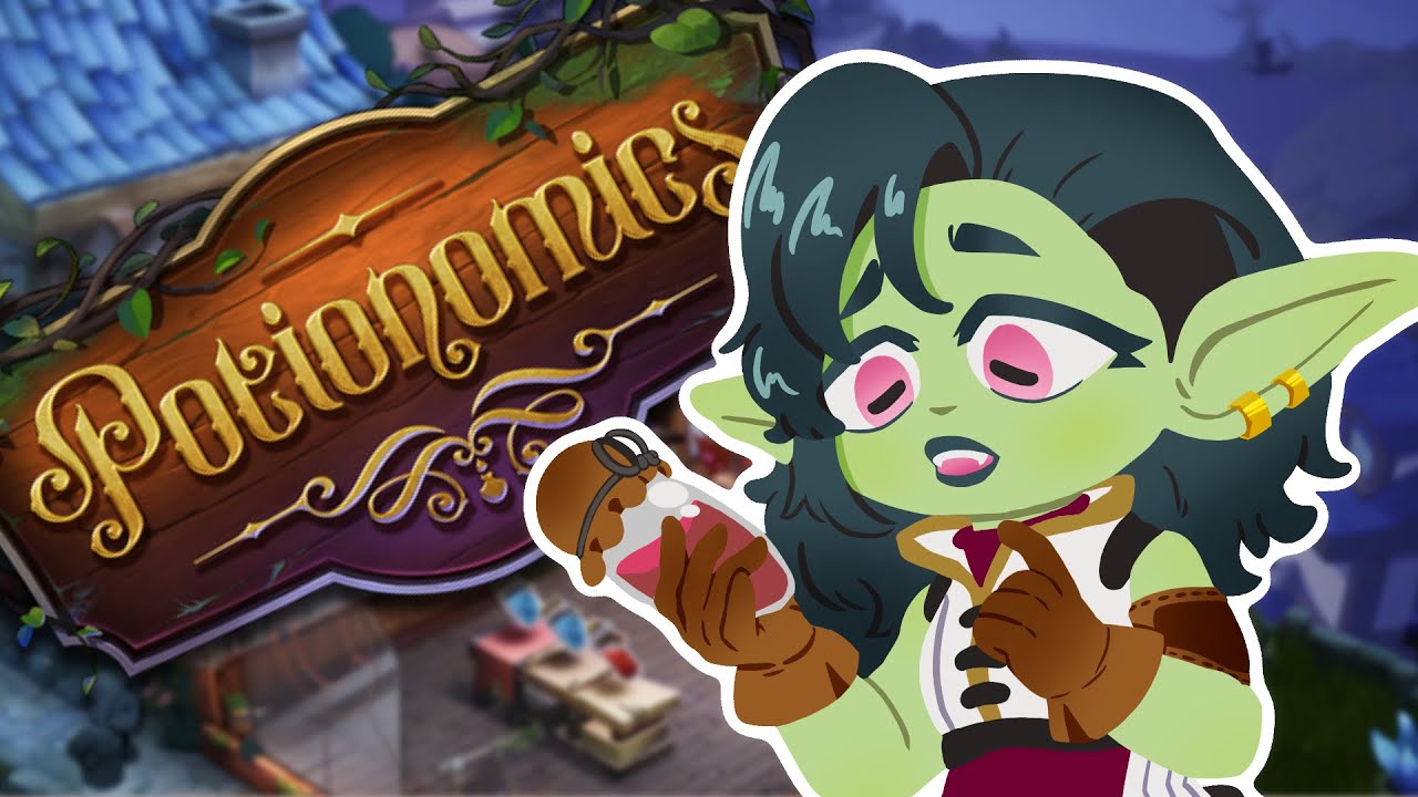 potionomics, day 2 | meeting roxanne & baptiste 😩 plus, agreeing to feed quinn my scraps 🗑️ ...