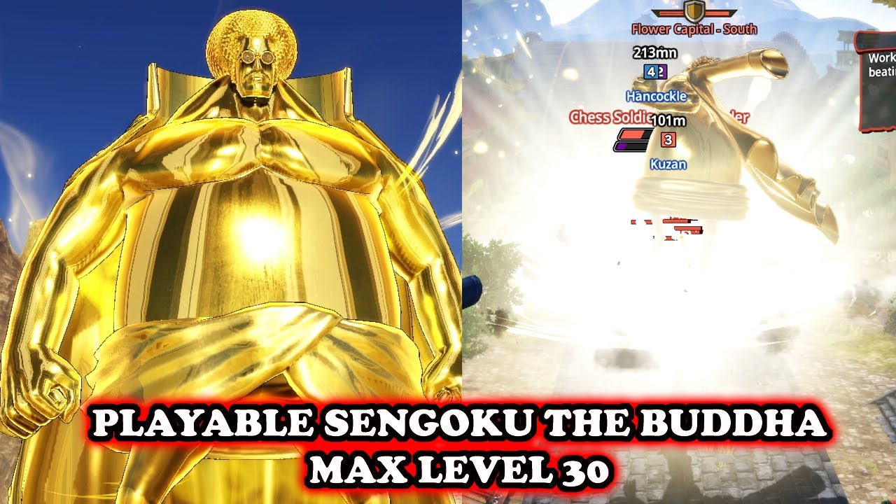 NEW Sengoku The Buddha (Full Moveset Mod) MAX LEVEL 30 | One Piece ...