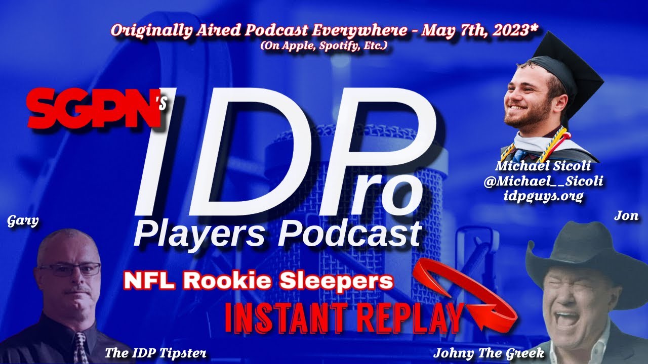 IDP Rookie NFL Sleepers With Michael Sicoli - YouTube