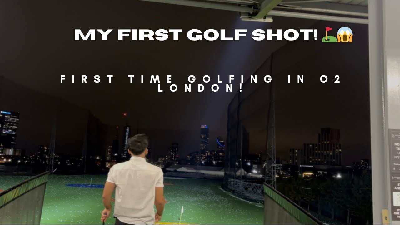 MY FIRST GOLF EXPERIENCE AT O2 LONDON ⛳ | Guess Who Hit the Longest ...