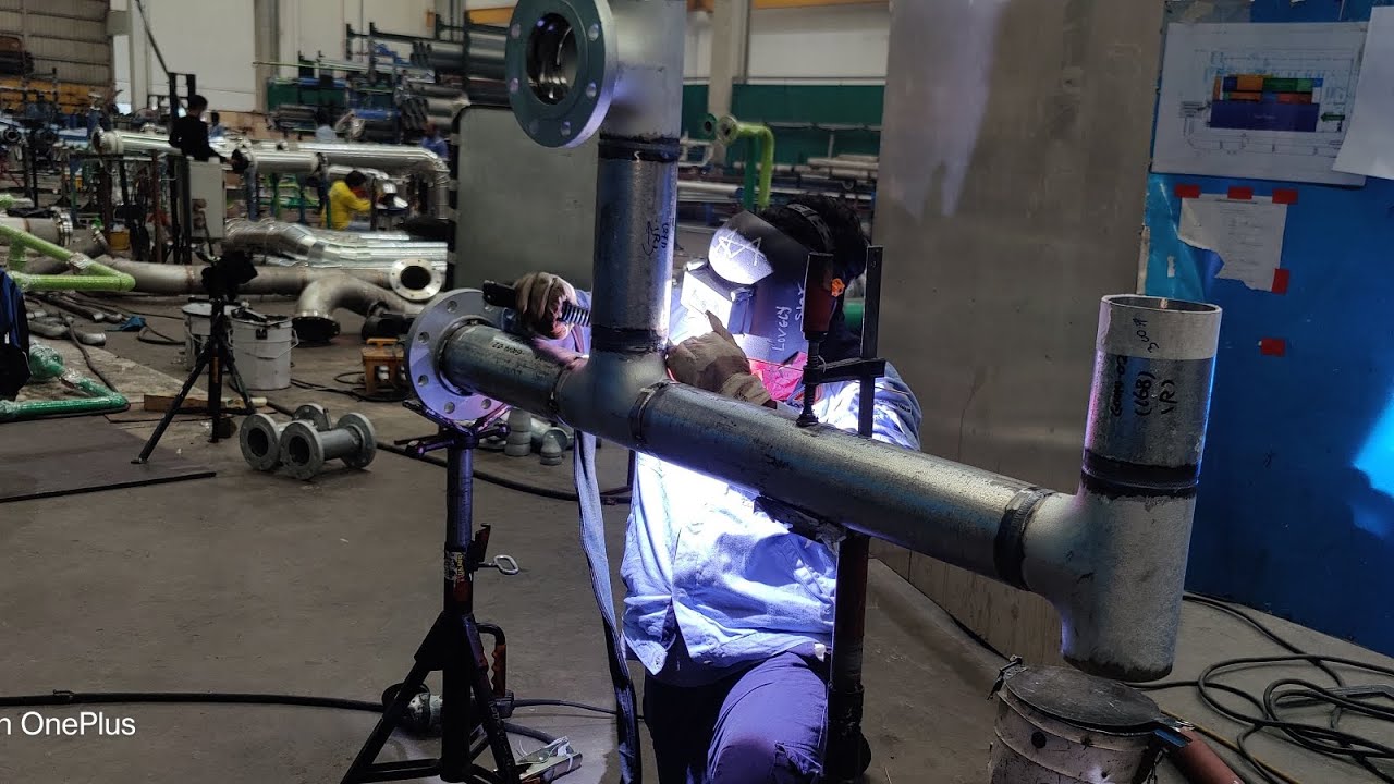 GTAW CARBON STEEL 4 INCH PIPE 2G AND 5G CAPPING WELDING - YouTube